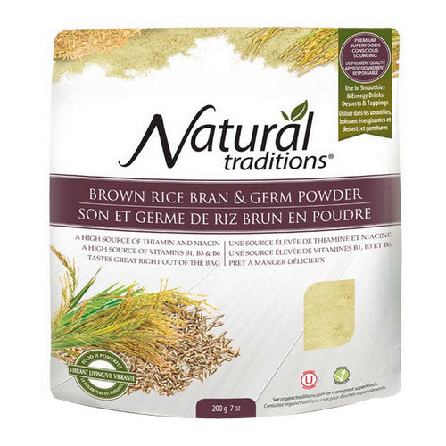 Buy Rice Bran & Germ Solubles 200 Grams By Organic Traditions ...
